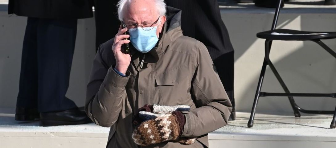 Bernie Sanders in his inauguration mittens is all of us – The Forward