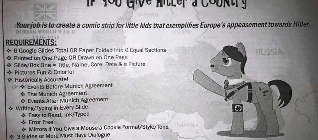 Hitler Homework Upsets Middle School Student Parents – The Forward