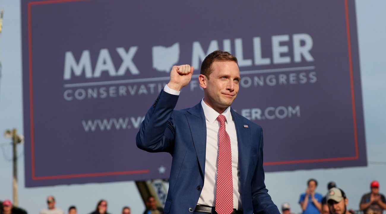Max Miller, a Jewish former Trump aide, was headed for a House seat in ...