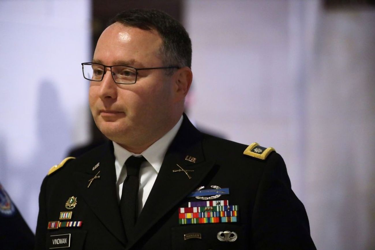 Jewish Vet Testifying On Impeachment Loyalty Questioned