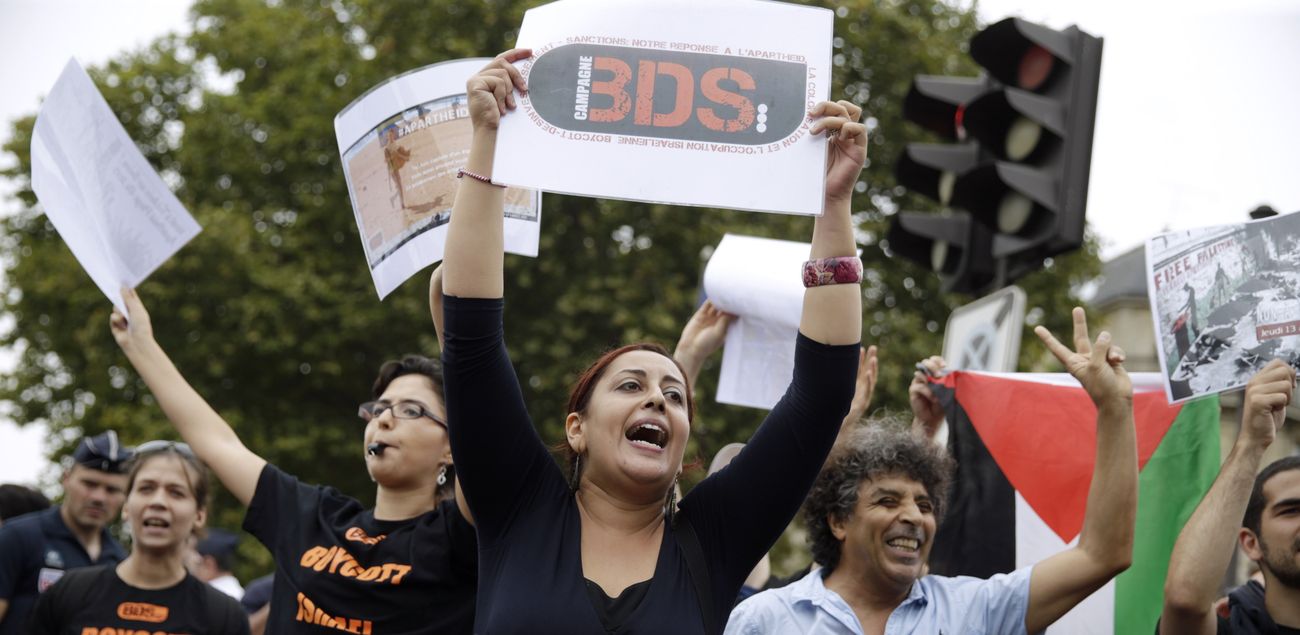 BDS Activists Stick Protest Labels on Israeli Products in Canadian ...