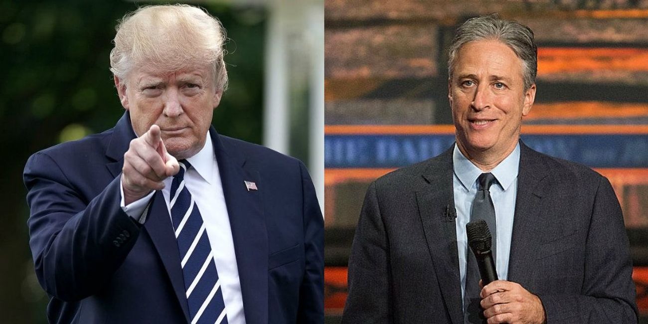Trump Tweeted Jewish Dog Whistles About Jon Stewart