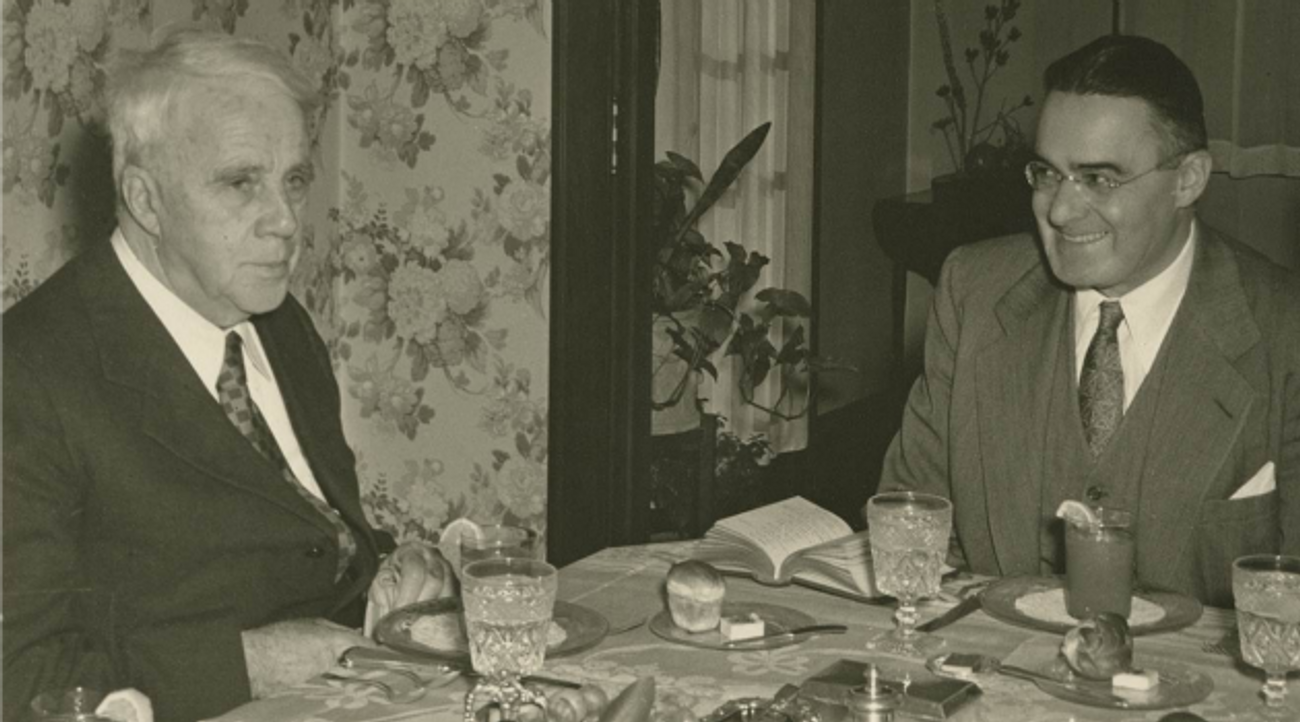 Robert Frost Rarely Went to Church, But Poet Had Personal Rabbi – The ...