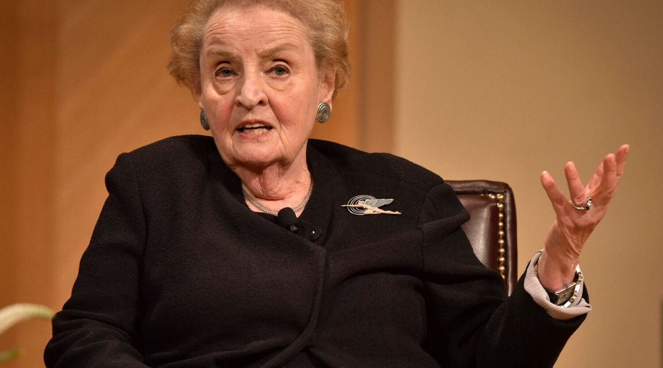 Madeleine Albright, the first woman secretary of state who discovered ...