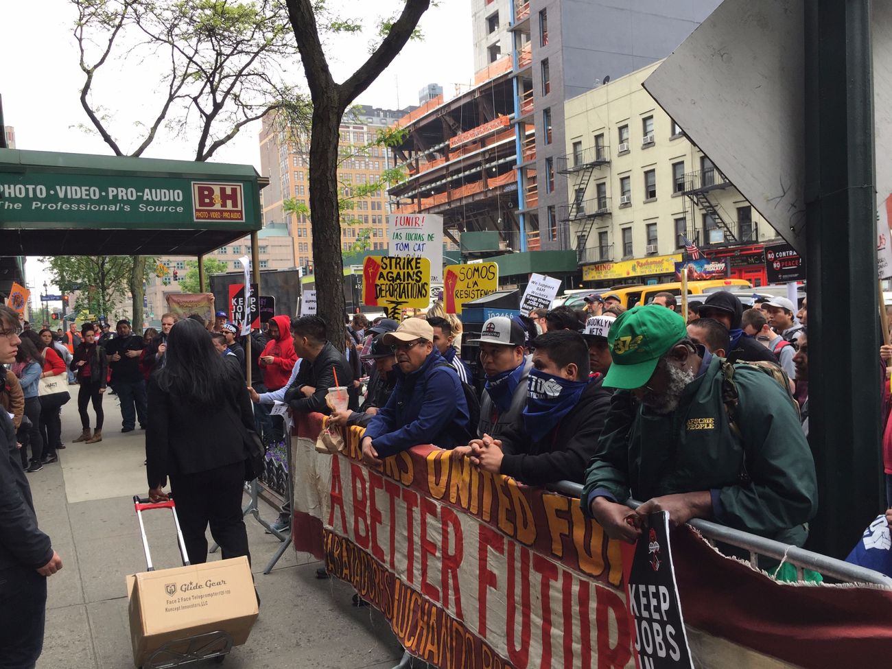 B & H Warehouse Workers Call May Day Strike