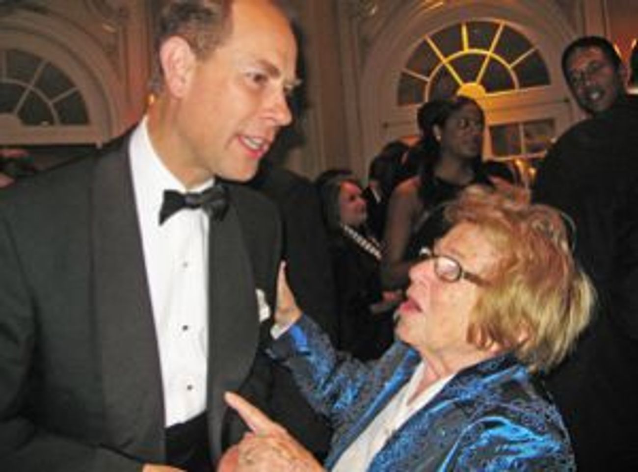 Prince Edward and Dr. Ruth Toast the Queen – The Forward