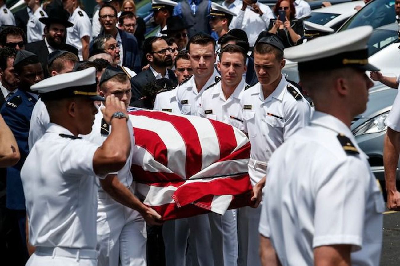 Jewish Naval Academy Student in Amtrak Tragedy Laid To Rest – The Forward