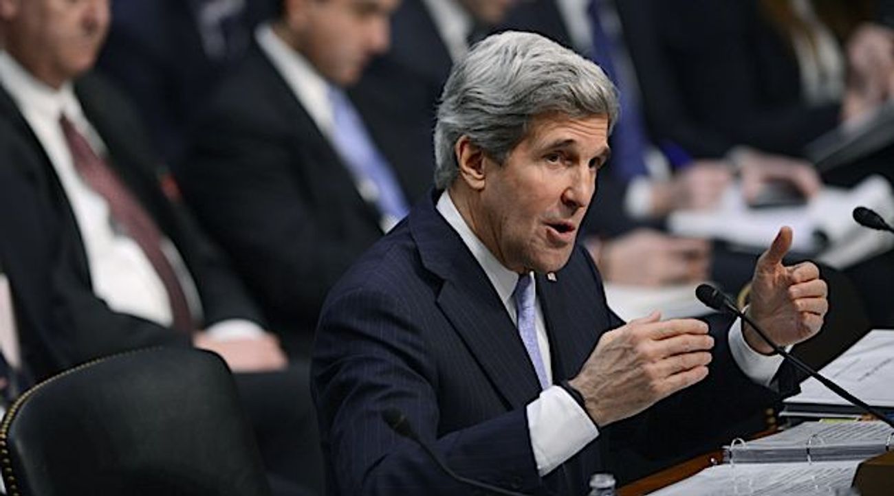 At Senate Hearing, Kerry Says Peace Talks Are Priority – The Forward
