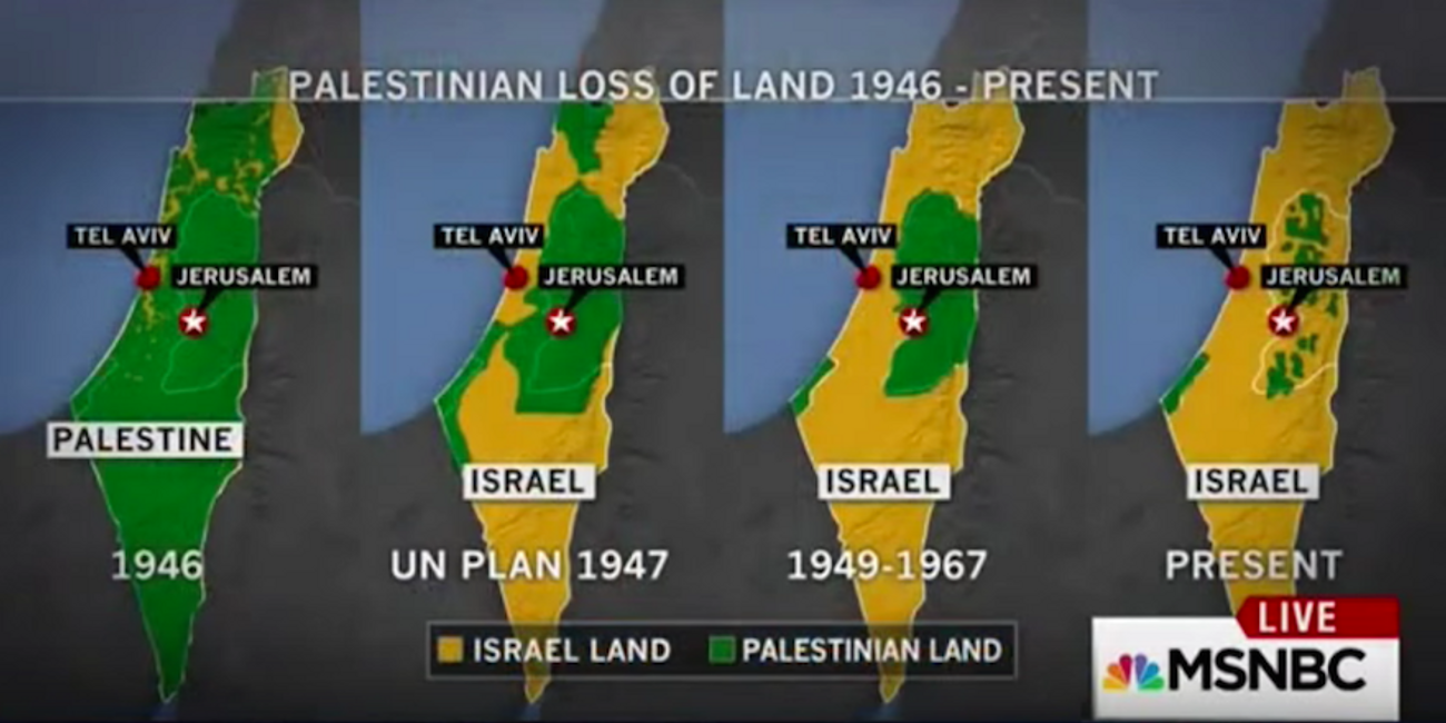MSNBC Apologizes for Incorrect Maps of Israel – The Forward