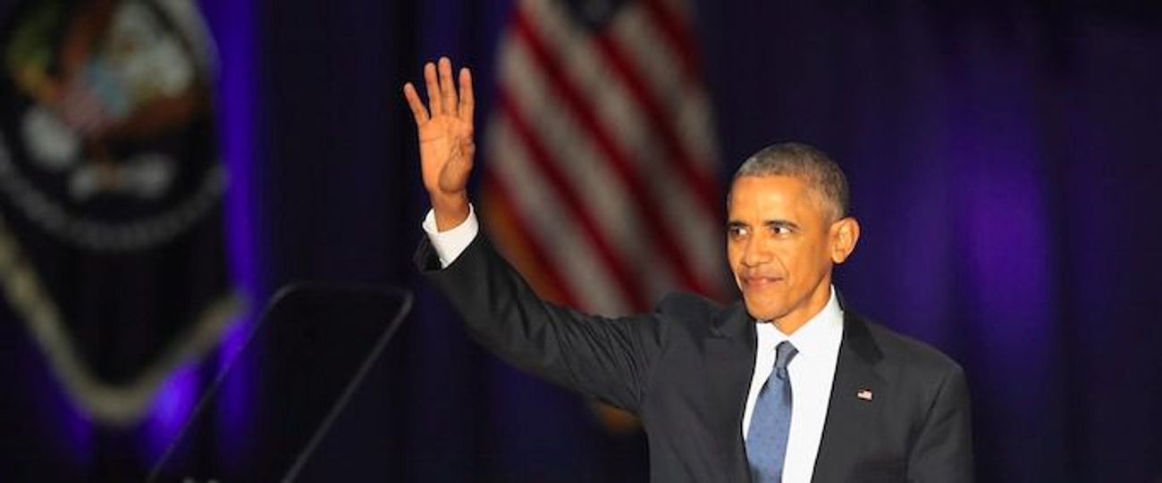 Barack Obama’s Emotional Farewell to Americans — and Israelis – The Forward