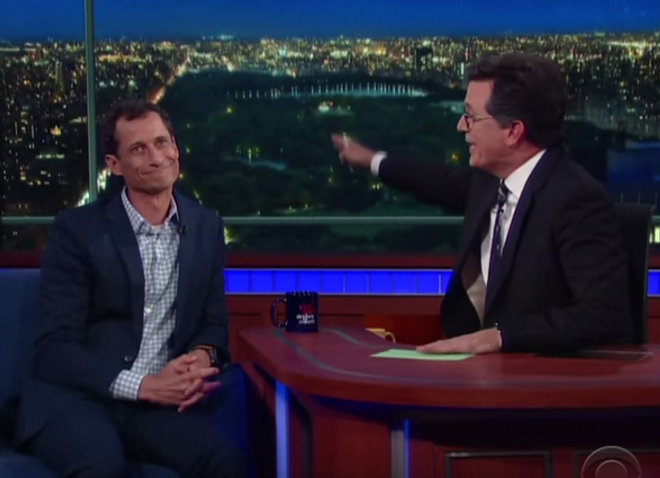 Anthony Weiner to Stephen Colbert: ‘Where’s the Forced-Out-of-Office by ...