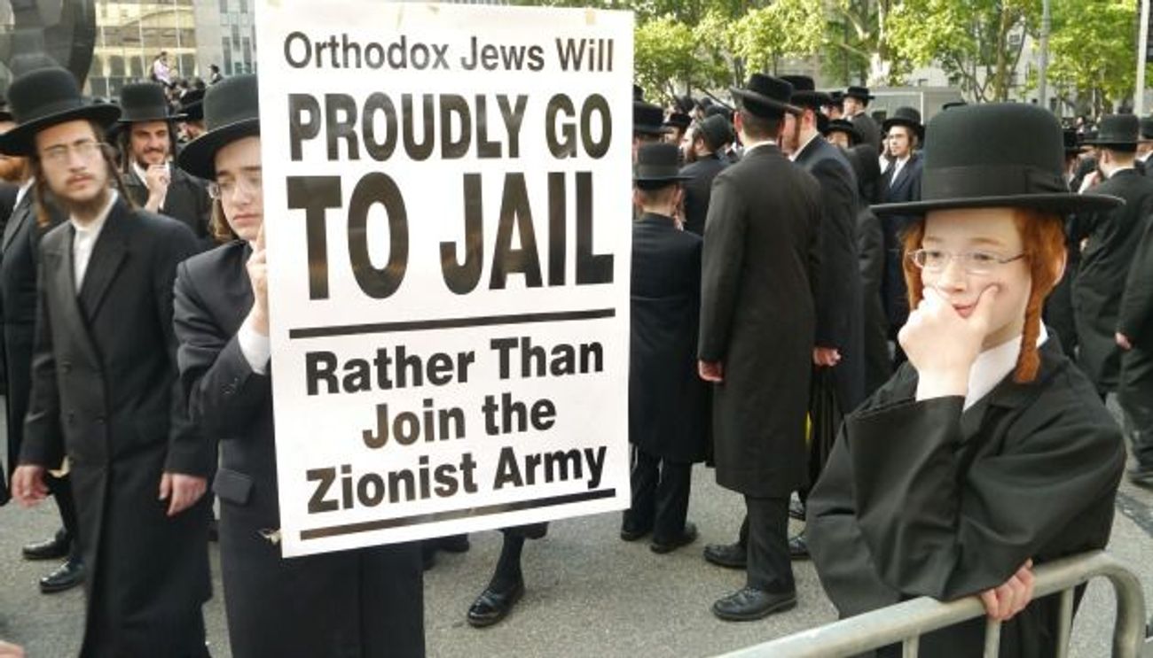 At Massive Anti-Draft Protest, Haredi Jews Came Together — But Not on ...
