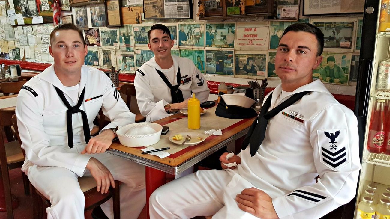 Sailors Eat Knishes During Fleet Week