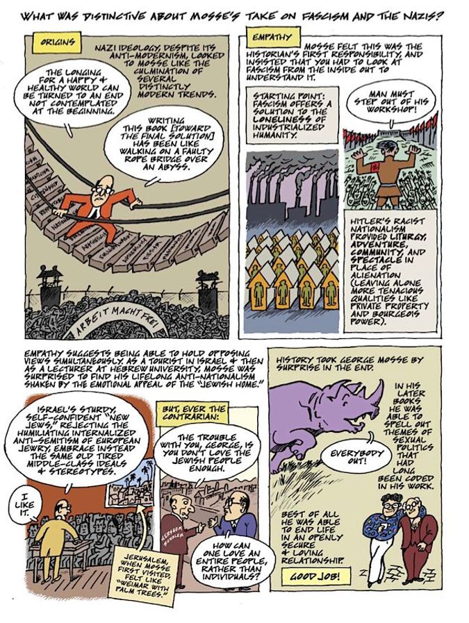 George Mosse Finds Himself in Comics – The Forward