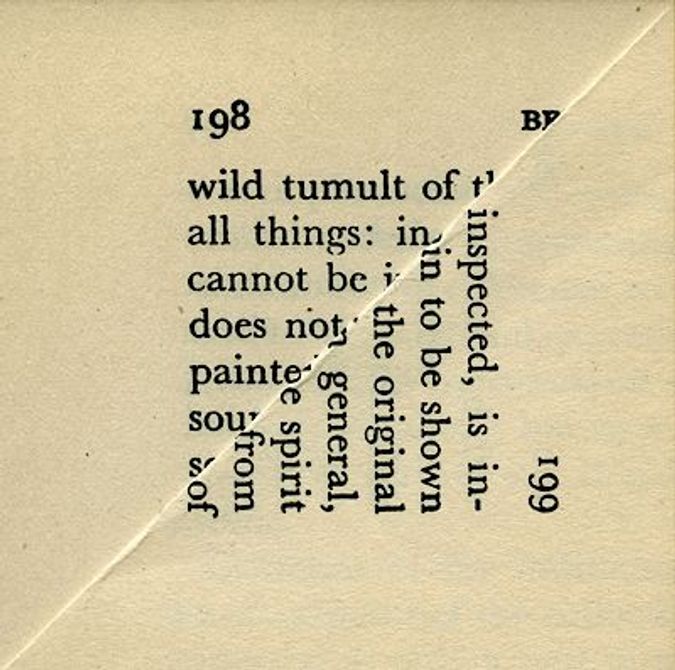 Dog-Eared Poetry: Three Works by Erica Baum – The Forward